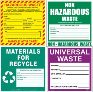 Hazardous Waste Labeling and Marking | Clean Management
