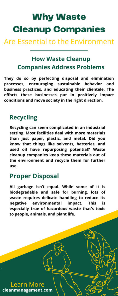 Why Waste Cleanup Companies Are Essential to the Environment
