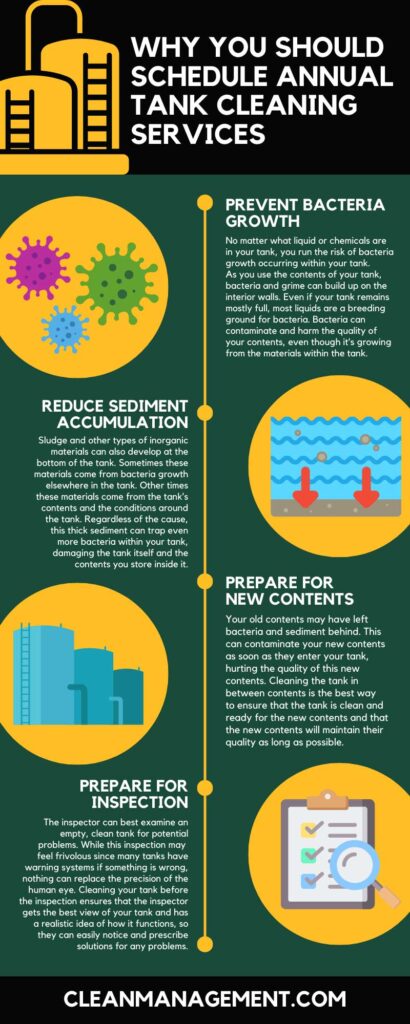 Why You Should Schedule Annual Tank Cleaning Services