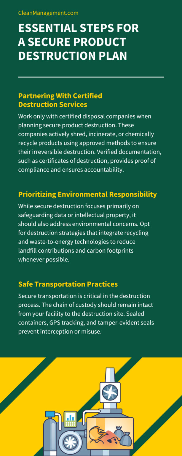 Essential Steps for a Secure Product Destruction Plan